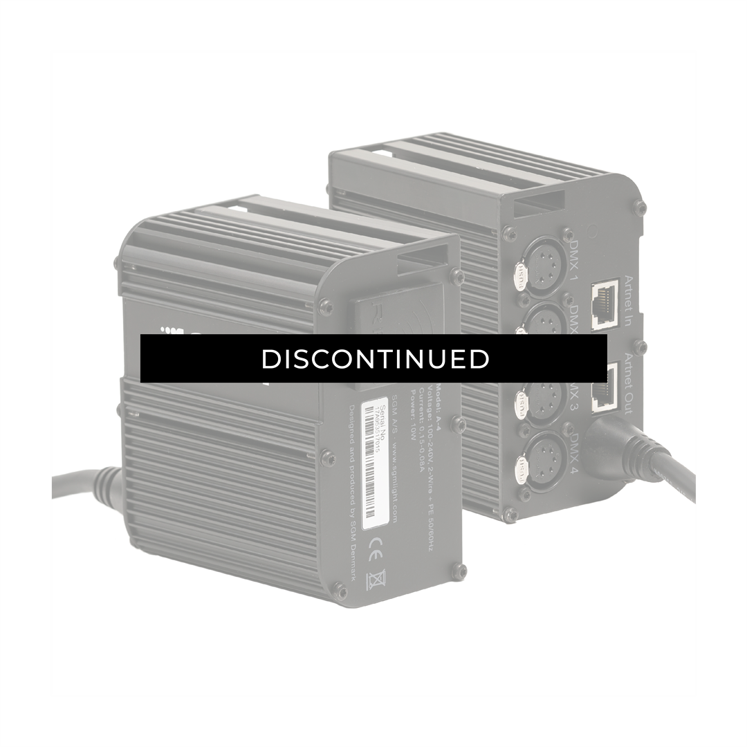 A-4 by SGM Light | Smart ArtNet to DMX Converter with built in RDM