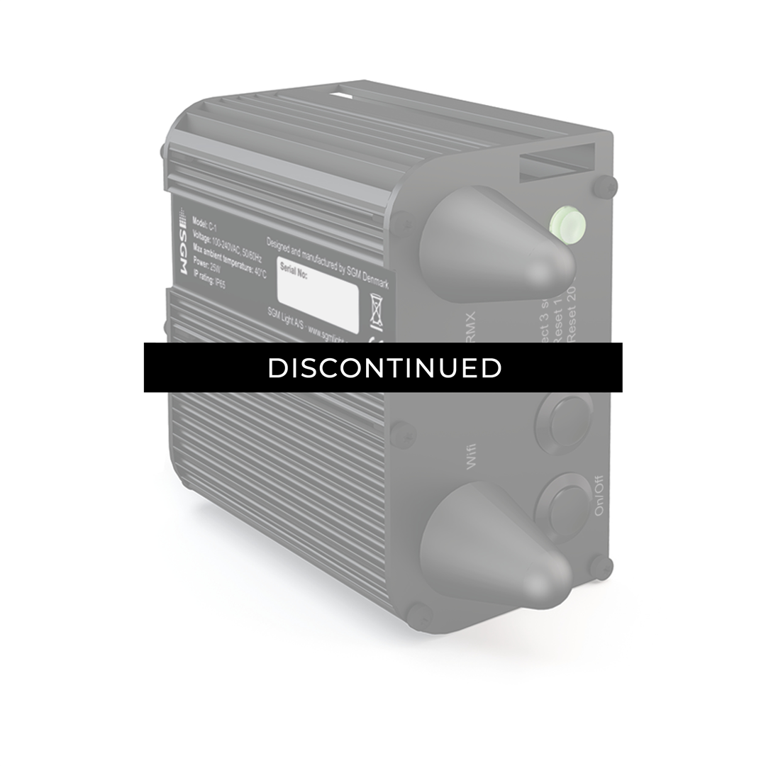 C-1 by SGM Light | Compact wireless user-friendly DMX controller