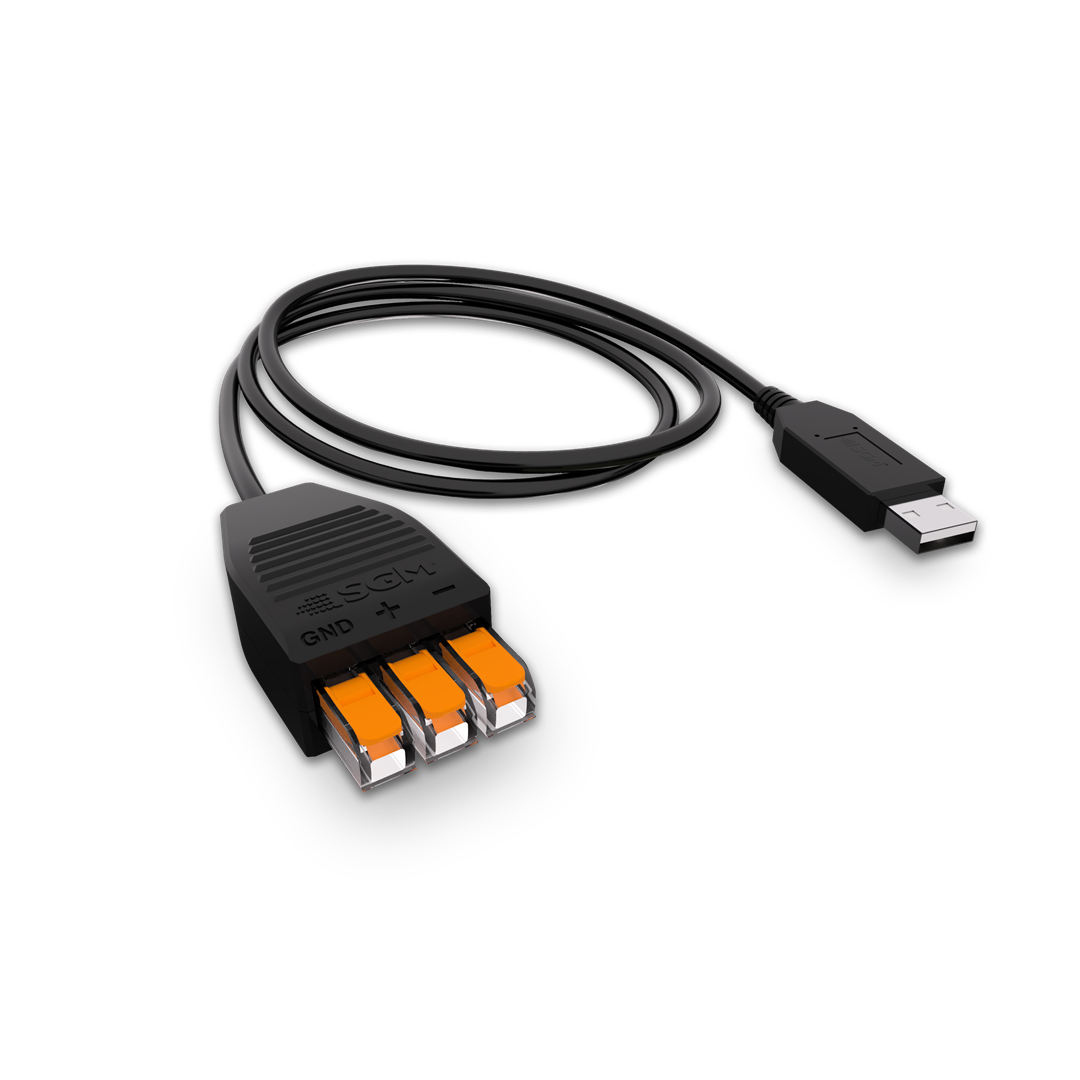 SGM USB uploader cable, POI